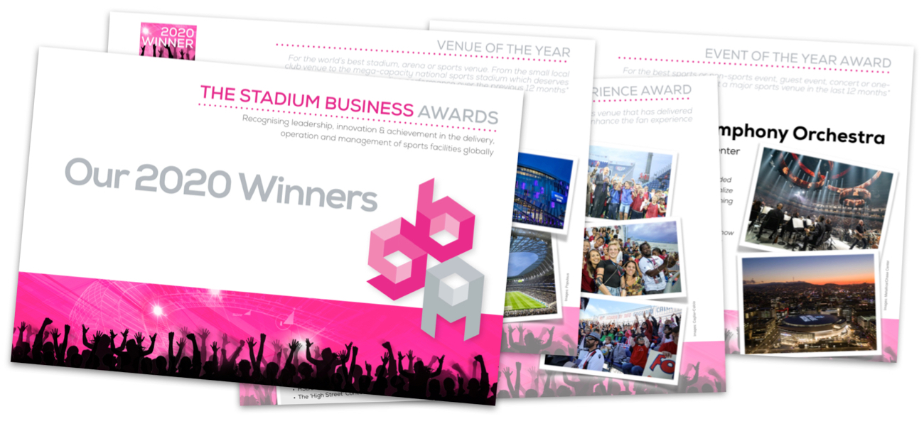 Winners in a lockdown? TheStadiumBusiness Awards 2020 - Xperiology
